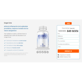 Urogen Forte-revision-legitimo- Servicios-capsulas-beneficios-Donde ...